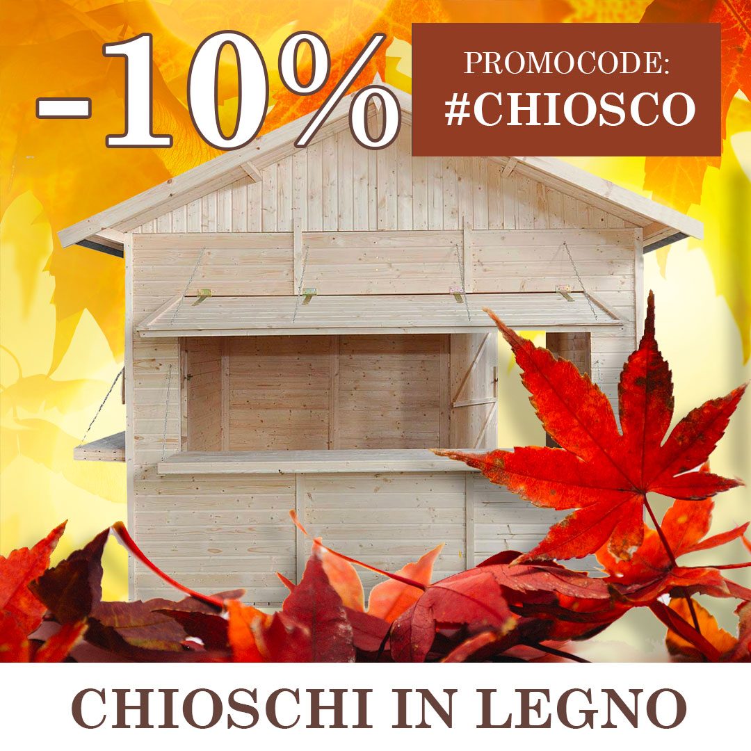 Vendita chioschi in legno